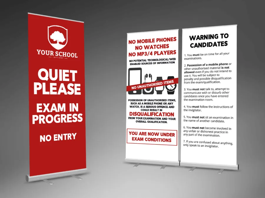 Exam Banners | for Schools, Colleges and Universities.